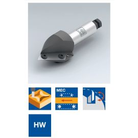 Leitz 602502 Turnblade finishing cutter, Z1