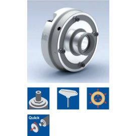 Spindle with safety device against twisting - hexagon