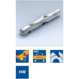 Spiral finishing router cutter HW solid, Z 3, long design