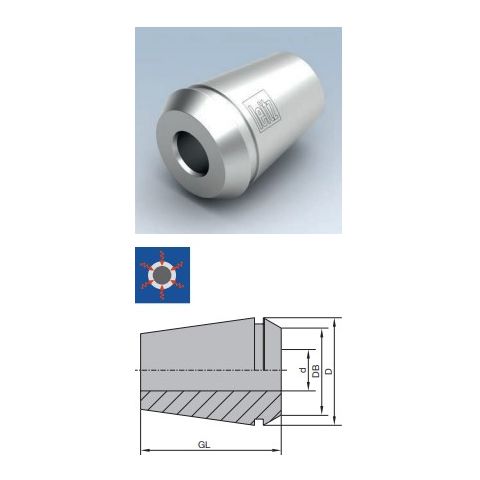 Shrink collet ThermoGrip®, Type TER, DIN ISO 15488 Spare parts