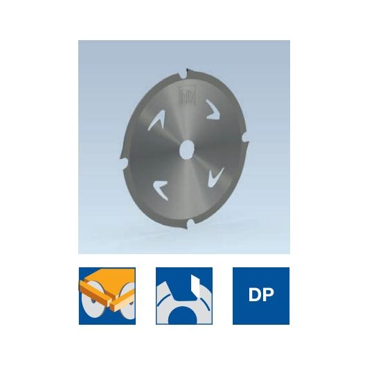 Cutting facade panels Excellent Circular sawblade DP design